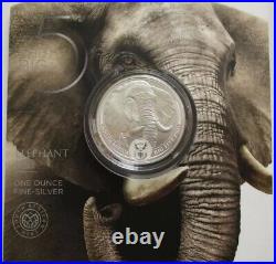 2021 South Africa The Big Five (5) ELEPHANT 1 oz Silver Coin in Blister ...